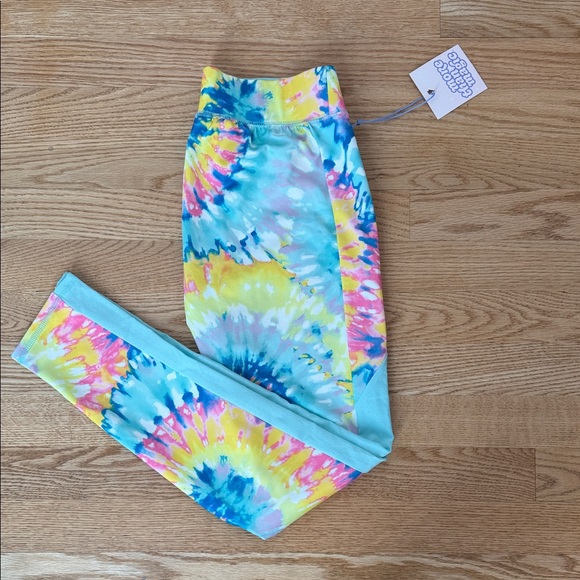 More Than Magic | Bottoms | More Than Magic Tiedye Kids Leggings Blue ...